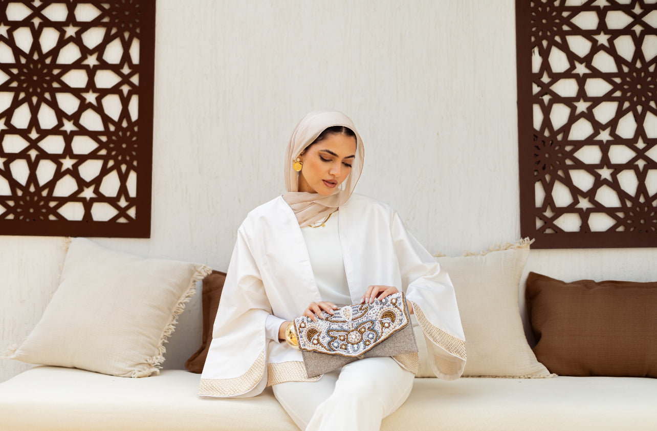 Beaded clutch bag – Jouzoor